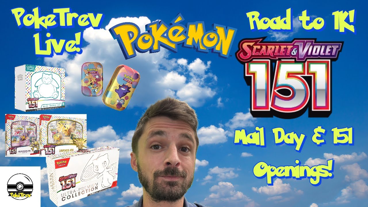 PokeTrev Live! - POKEMON LIVESTREAM - Pack Openings - Giveaways - Road ...