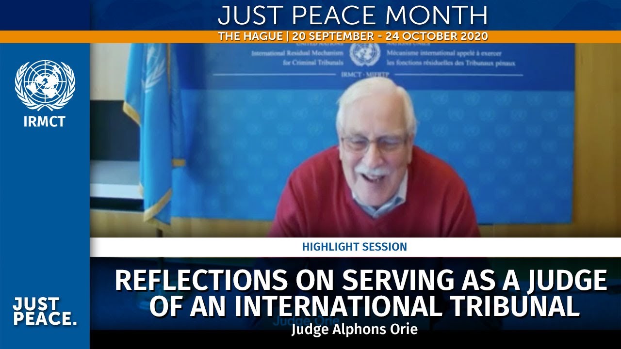 Just Peace | Reflections on Serving as a Judge of an International ...