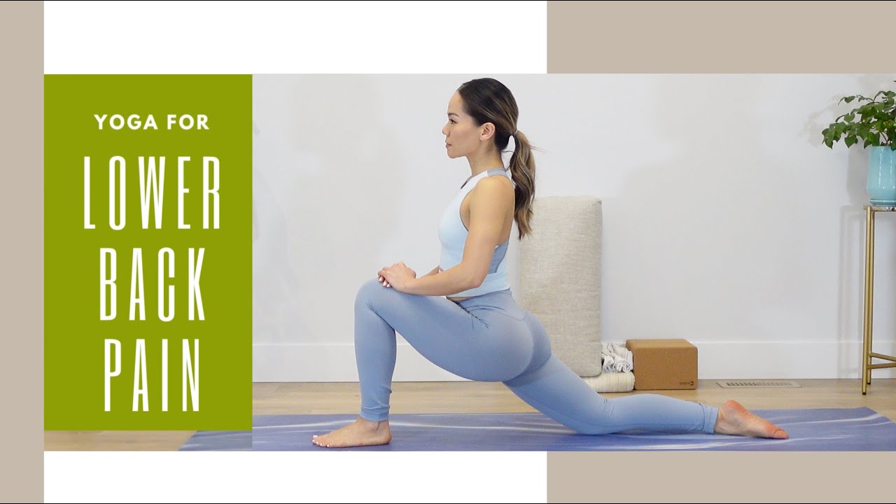 15 Minutes Stretch for Lower Back Pain Relief ♡ | Angela Le Yoga - YouTube