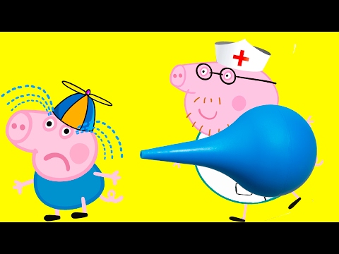 Peppa Pig Crying George Pig Doctor NEW Peppa Pig En Español Capitulos