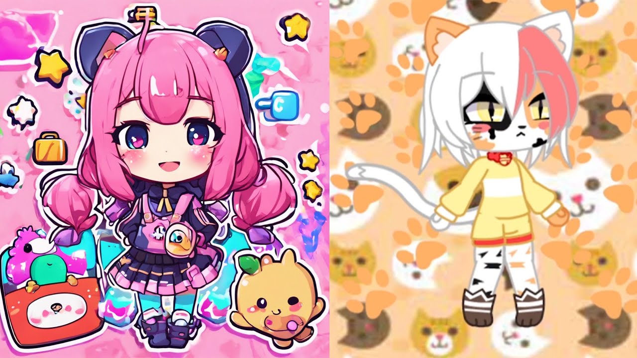 How to Make an Original Cute Kawaii Character in Gacha Club Super Fast ...