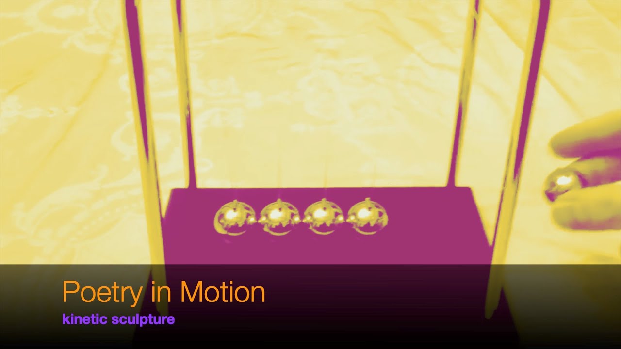 Poetry in Motion - kinetic sculpture - YouTube