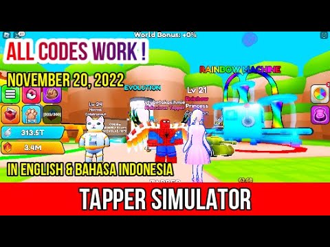 All Codes Work Tapper Simulator Roblox | November 20, 2022 - YouTube