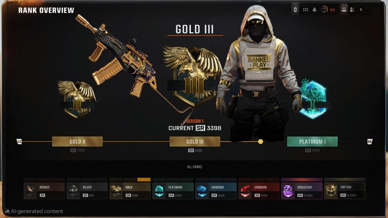 Cod Bo6 Ranked Play, Almost Platinum ! - YouTube
