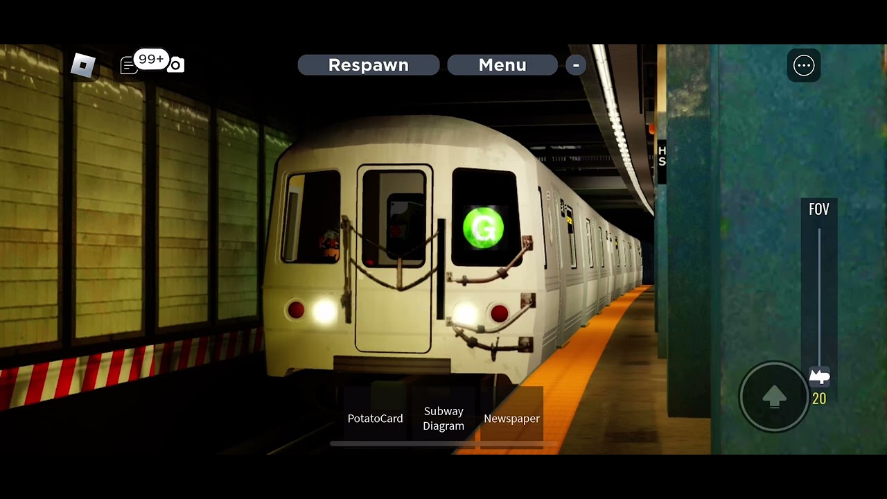 PTA Fifth Ave Lines At Herald Square G Train R46 Roblox - YouTube