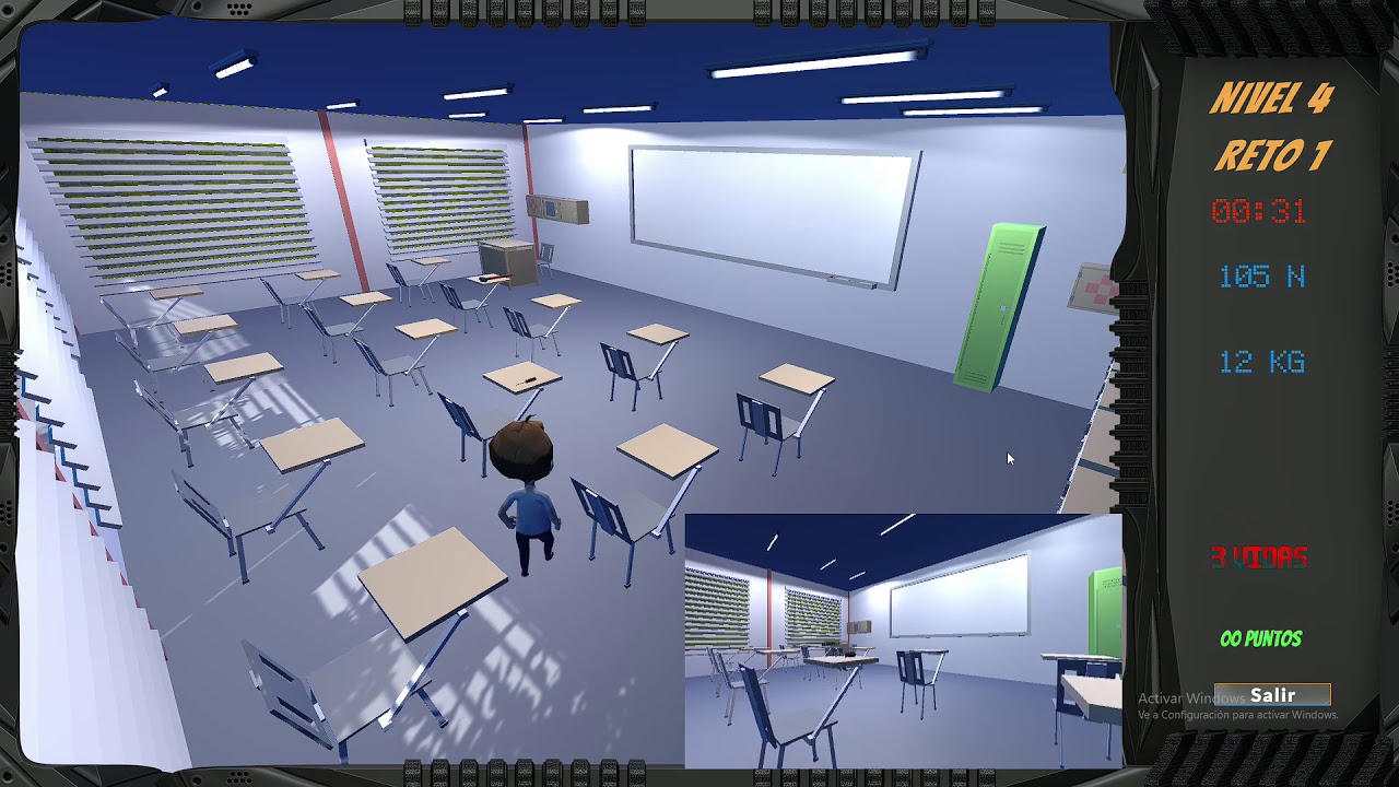 Game to teach physics Level 4 - YouTube