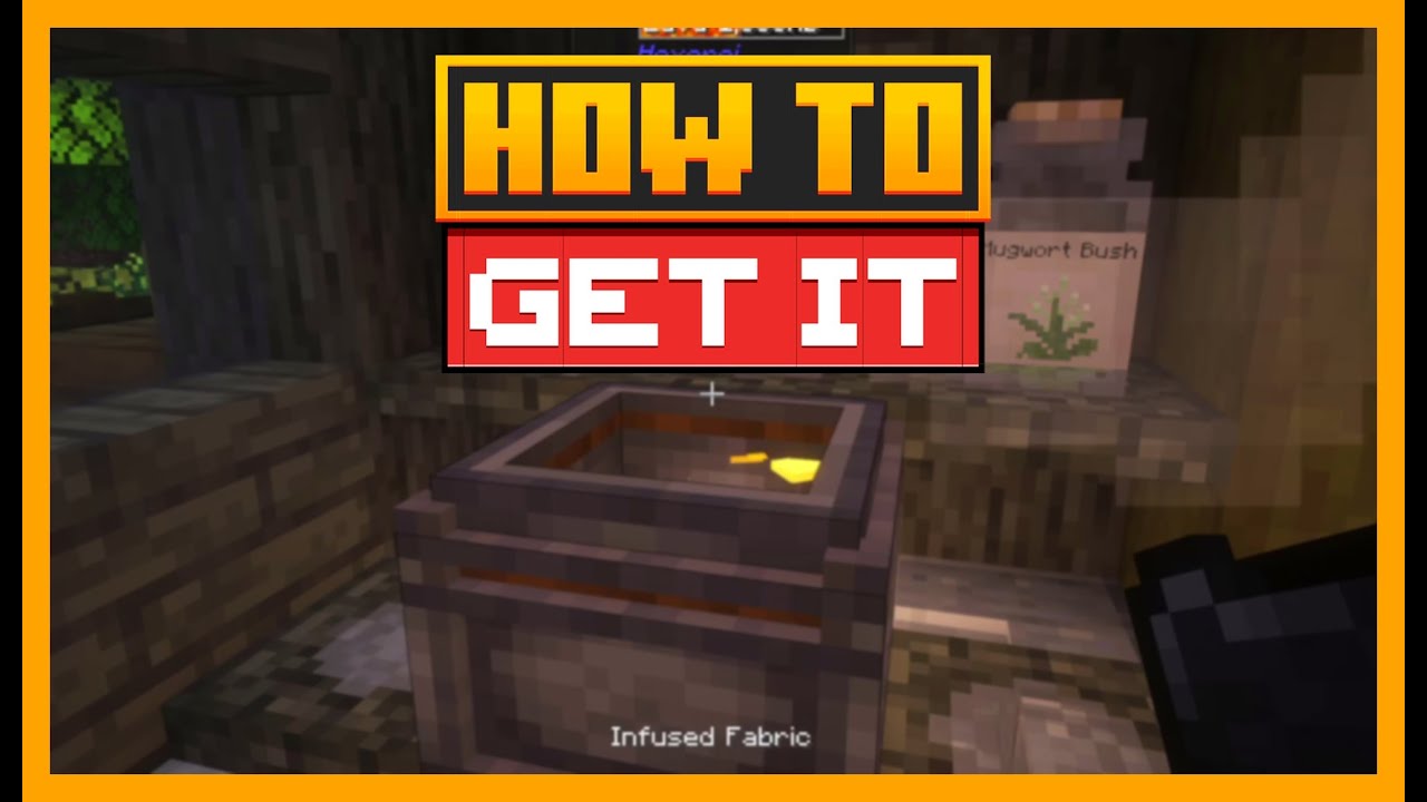 HOW TO MAKE INFUSED FABRIC in the CAULDRON in MINECRAFT HEXEREI - YouTube