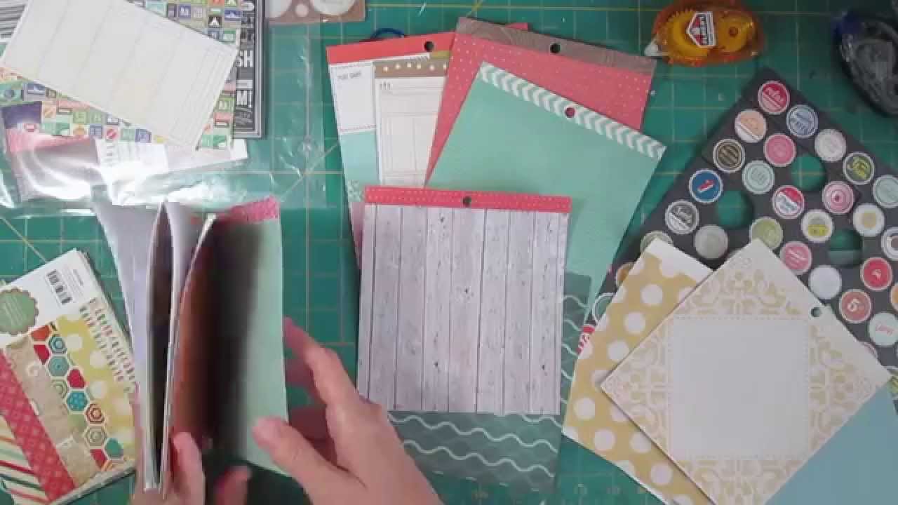 6x6 Travel Journal Minibook - YouTube