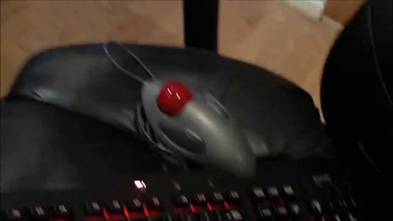 Logitech G110 Keyboard and M570 Wireless trackball mouse - YouTube