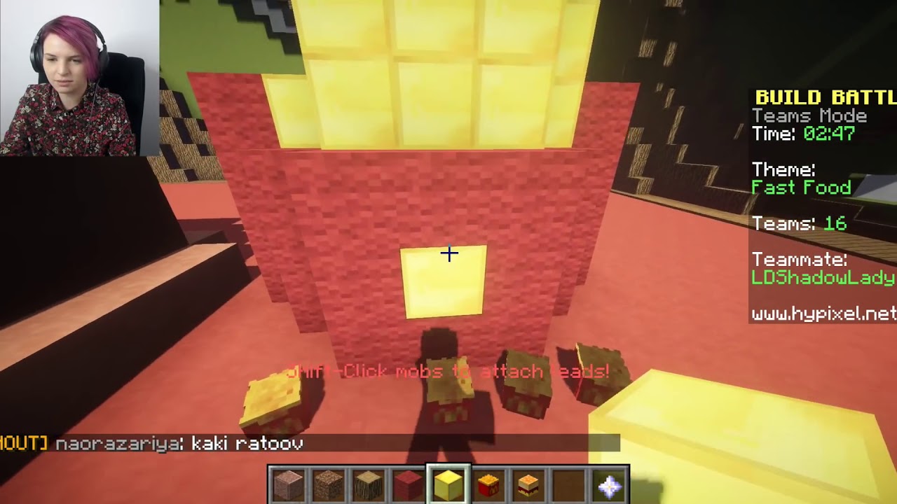 SLOPPY WHOPPER! Minecraft Build Battle w LDShadowLady! (BirdyBoots ...