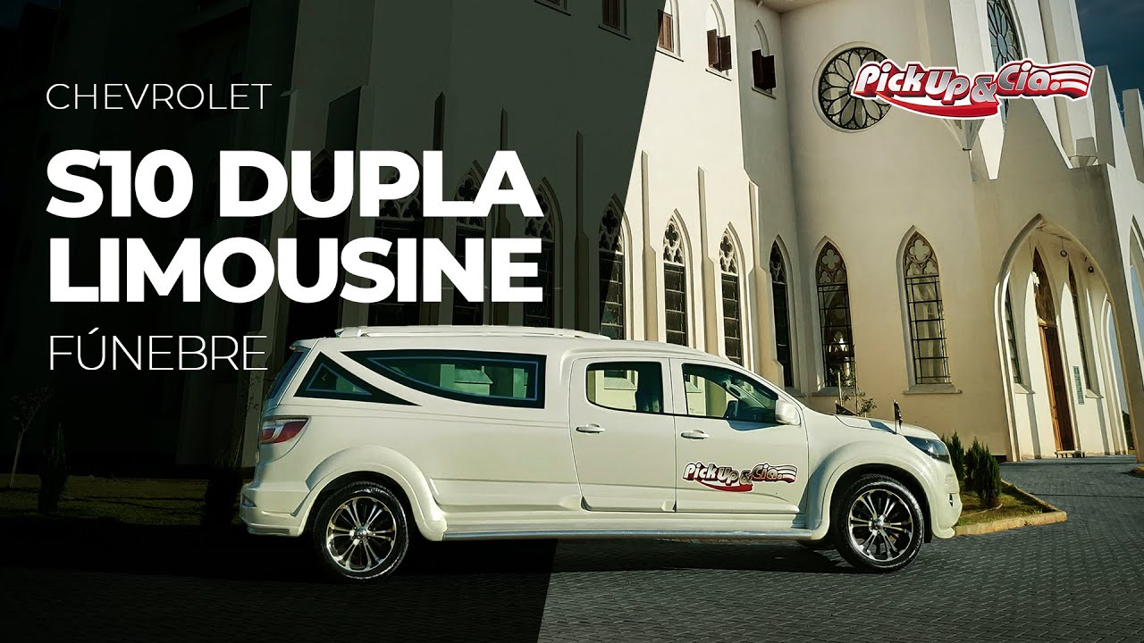 Limousine Fúnebre Chevrolet S10 Cabine Dupla - Pickup & Cia - YouTube