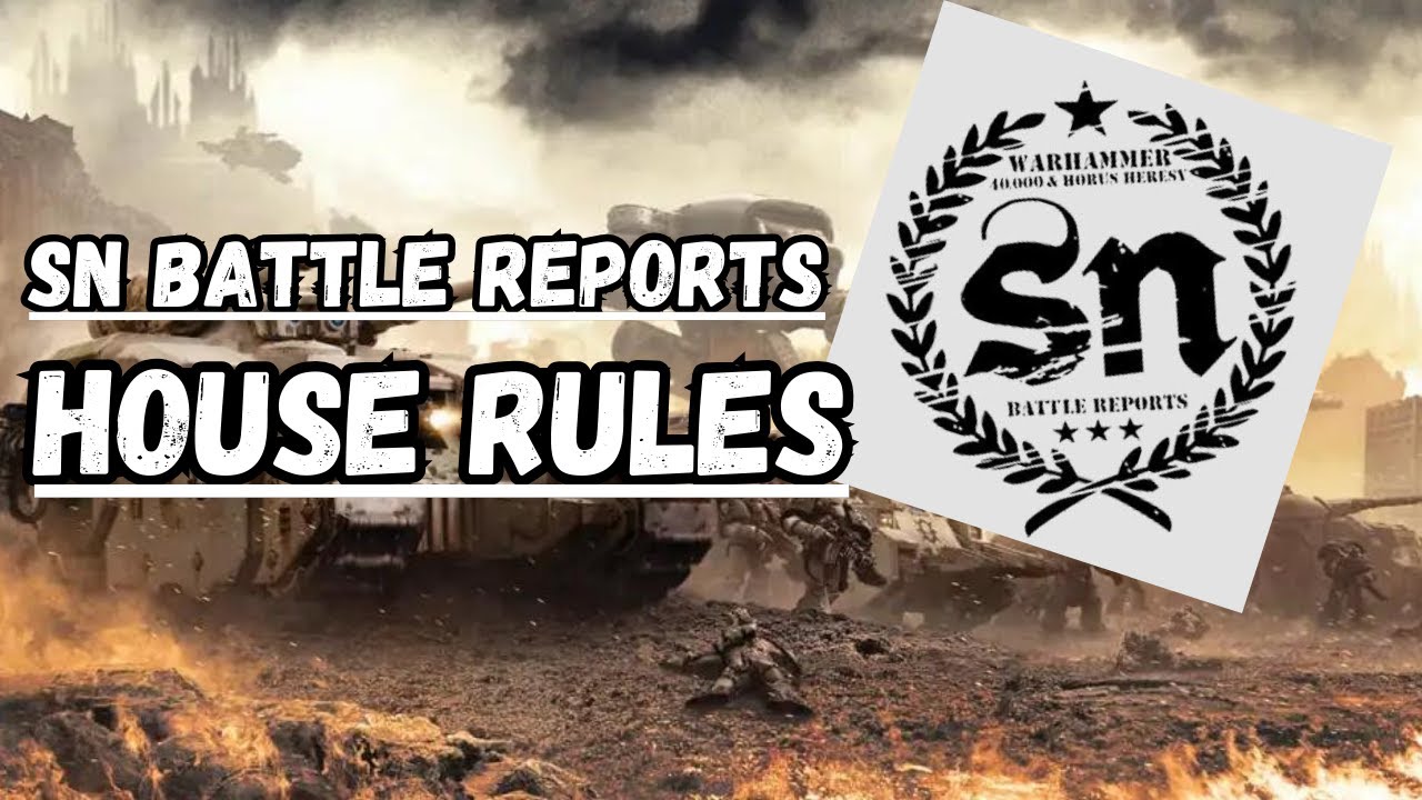SN Battle Reports Horus Heresy House Rules | Warhammer Horus Heresy - YouTube