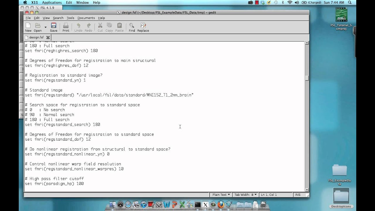 FSL Tutorial 6: Automating FEAT - YouTube