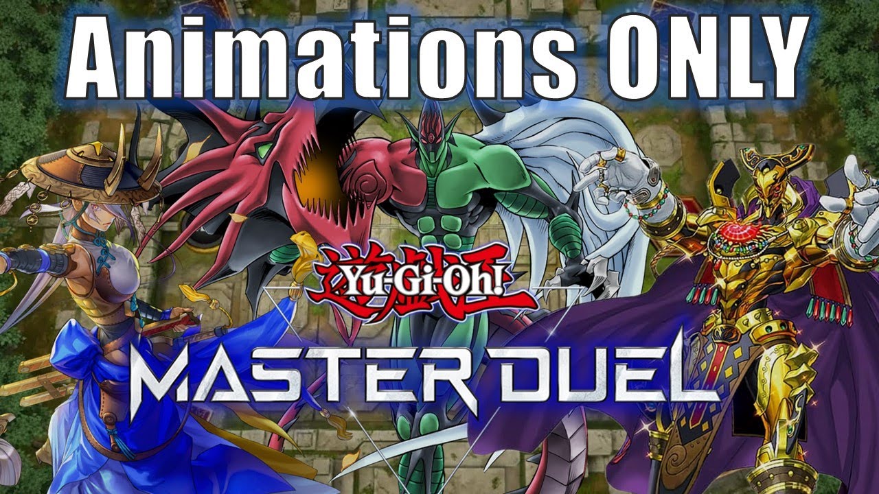 Master Duel, but I can only use cards that have animations - YouTube