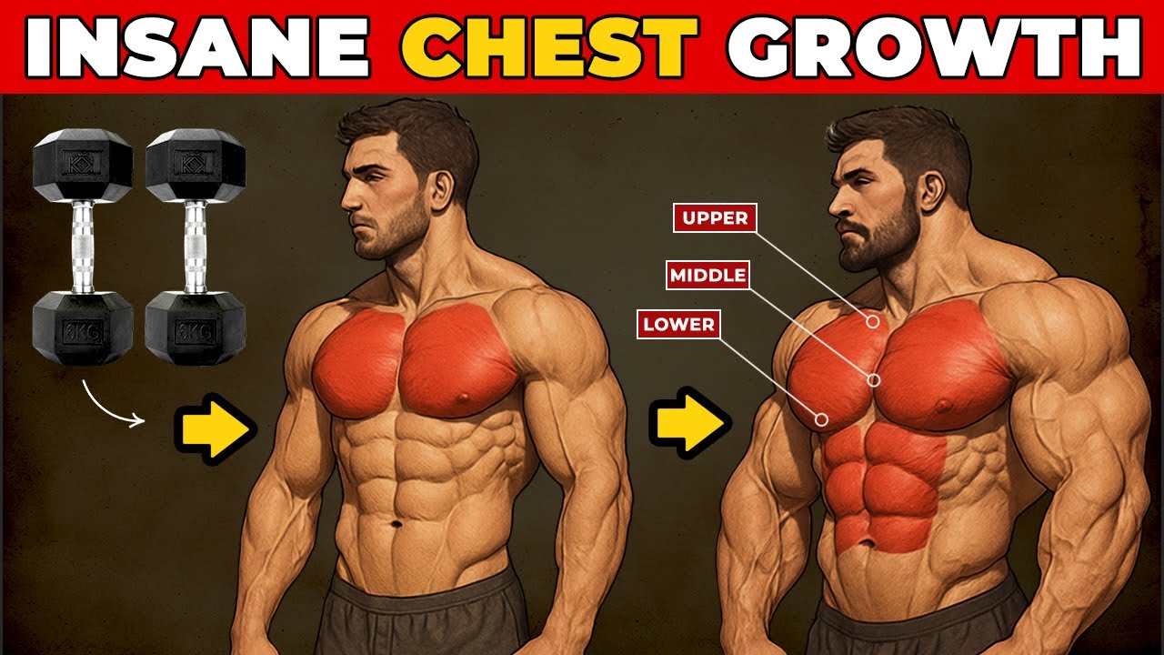 The ONLY 6 Exercises You Need to Build a PERFECT Chest (Science Based ...