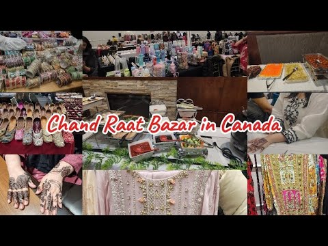 Chand Raat Bazar in Mississauga Canada |Halal Buffet - YouTube