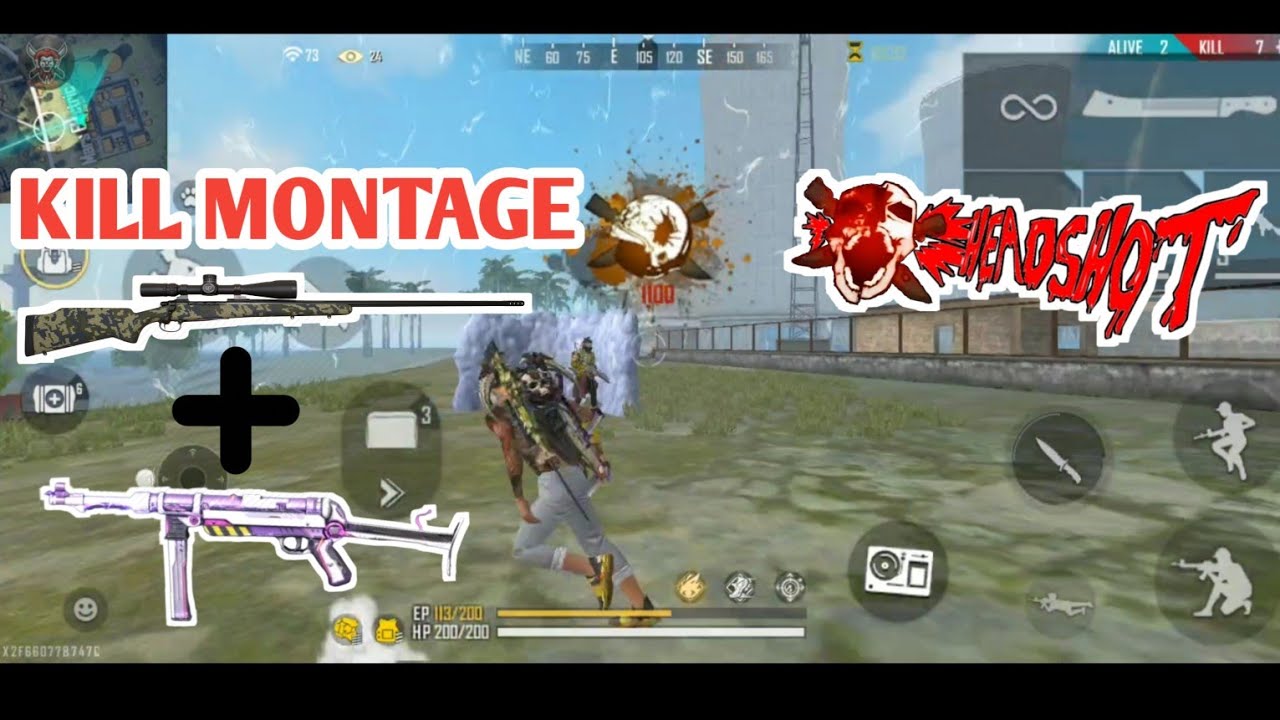HEADSHOT KILL MONTAGE//IF YOU SEE LEARN HEADSHOT TRICKS - YouTube