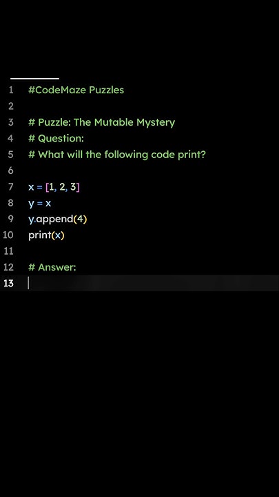Python List Mystery Explained! 🤯 Mutable or Magic? #PythonTips #puzzle ...