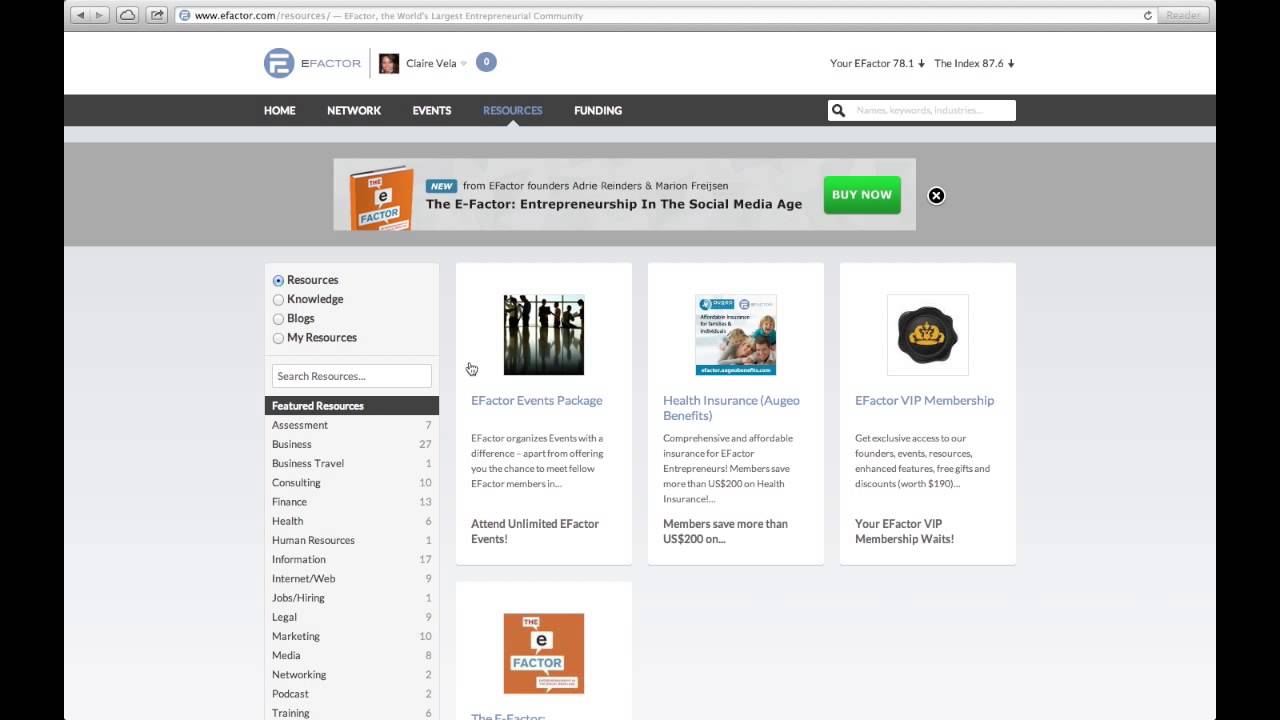 How To Connect on EFactor - YouTube
