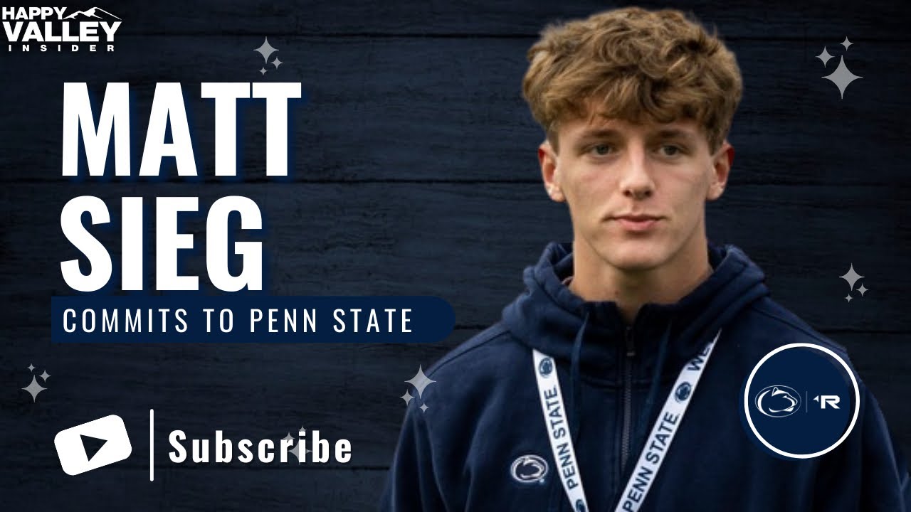 Penn State Football lands Four-Star DB Matt Sieg -- #PennState Nittany ...