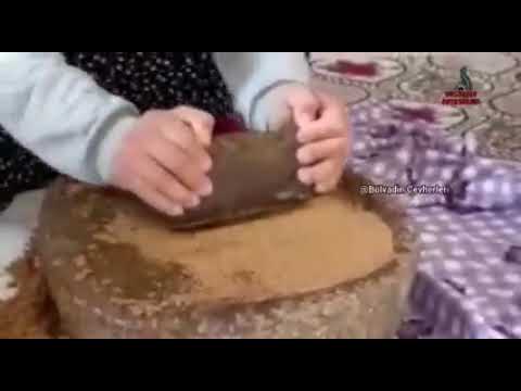 Bolvadin Usülü Haşhaş sürtümü...Kuşaktan kuşağa aktarılan gelenek...