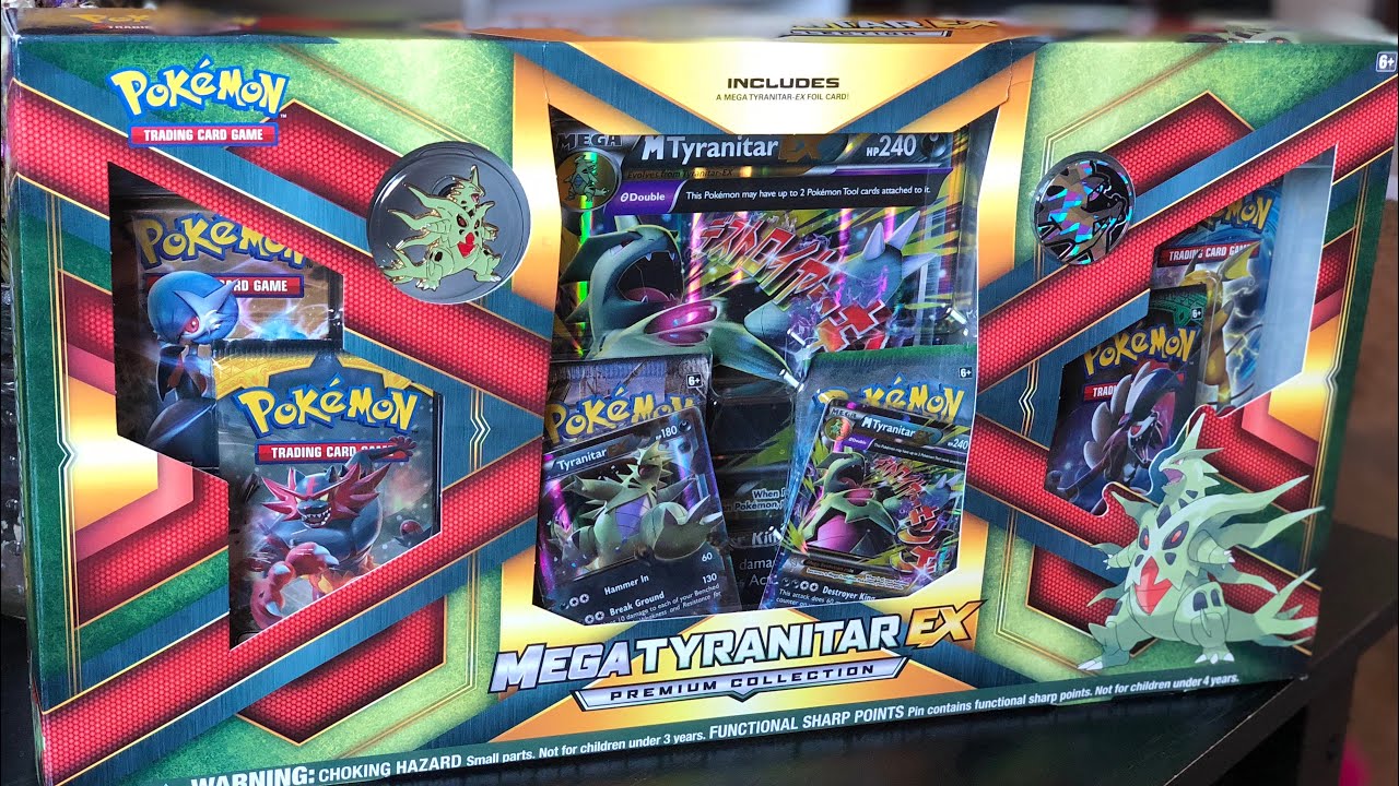 OPENING A MEGA TYRANITAR EX PREMIUM COLLECTION BOX!! - YouTube