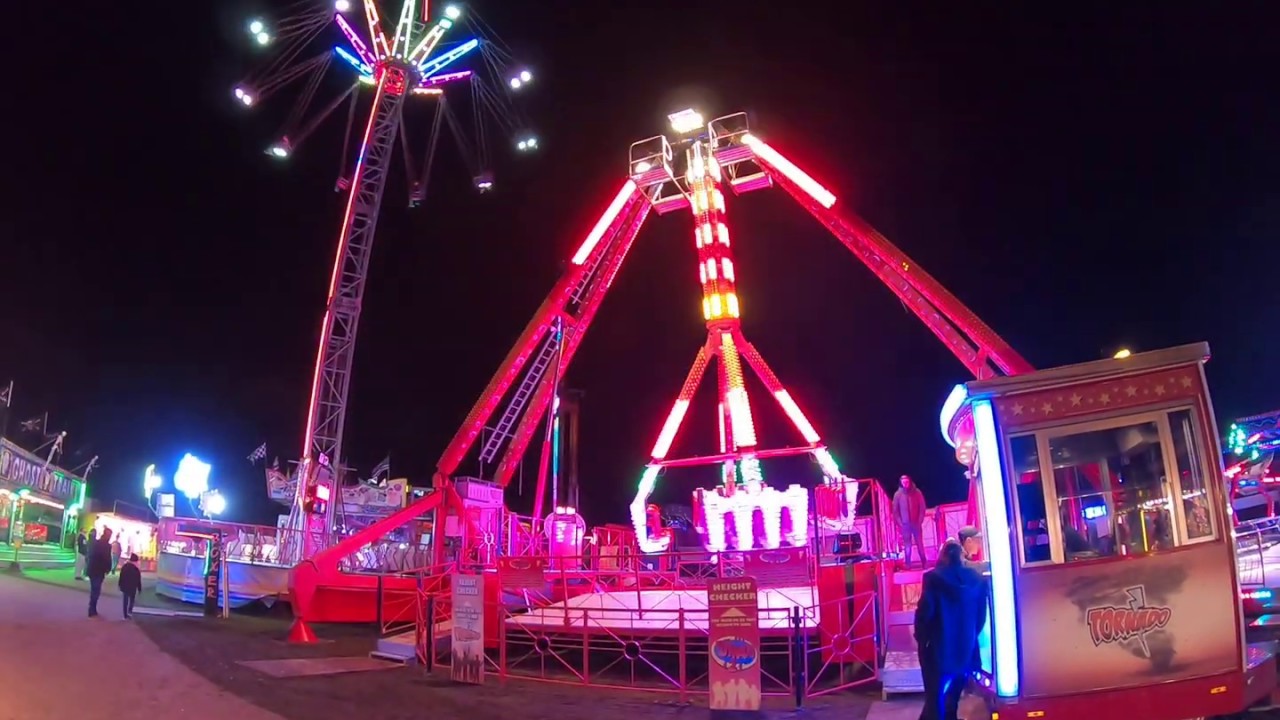 Perrin Print Tornado 2 KMG funfair ride @ Campbell Park Milton Keynes ...