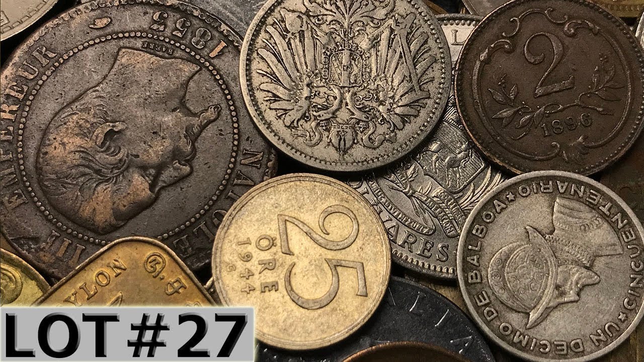 RARE + OLD Silver And Copper FOUND In World Coin Search - Lot #27 - YouTube