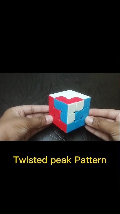 Easy Twisted peaks Pattern for 3x3 cube #cubetriks🎯.... - YouTube