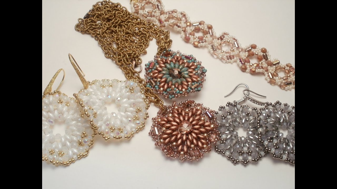 Nuove creazioni | Bracciale Bangkok e Orecchini Winter lace | Codice sconto per schemi etsy ...