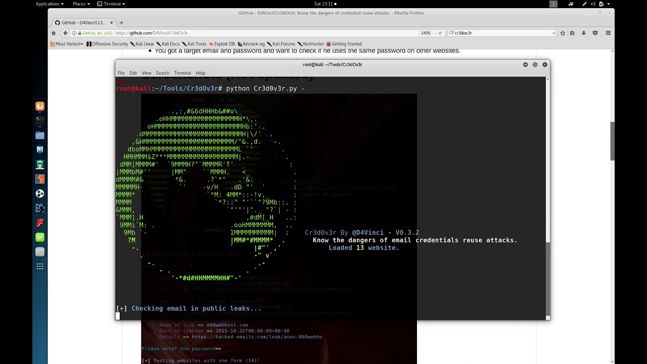 Credential Reuse Attack Tool (Cr3dOv3r ) - YouTube