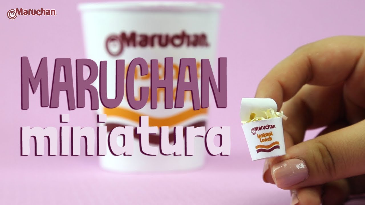 Crea una mini Maruchan | DIY Miniature Doll - YouTube
