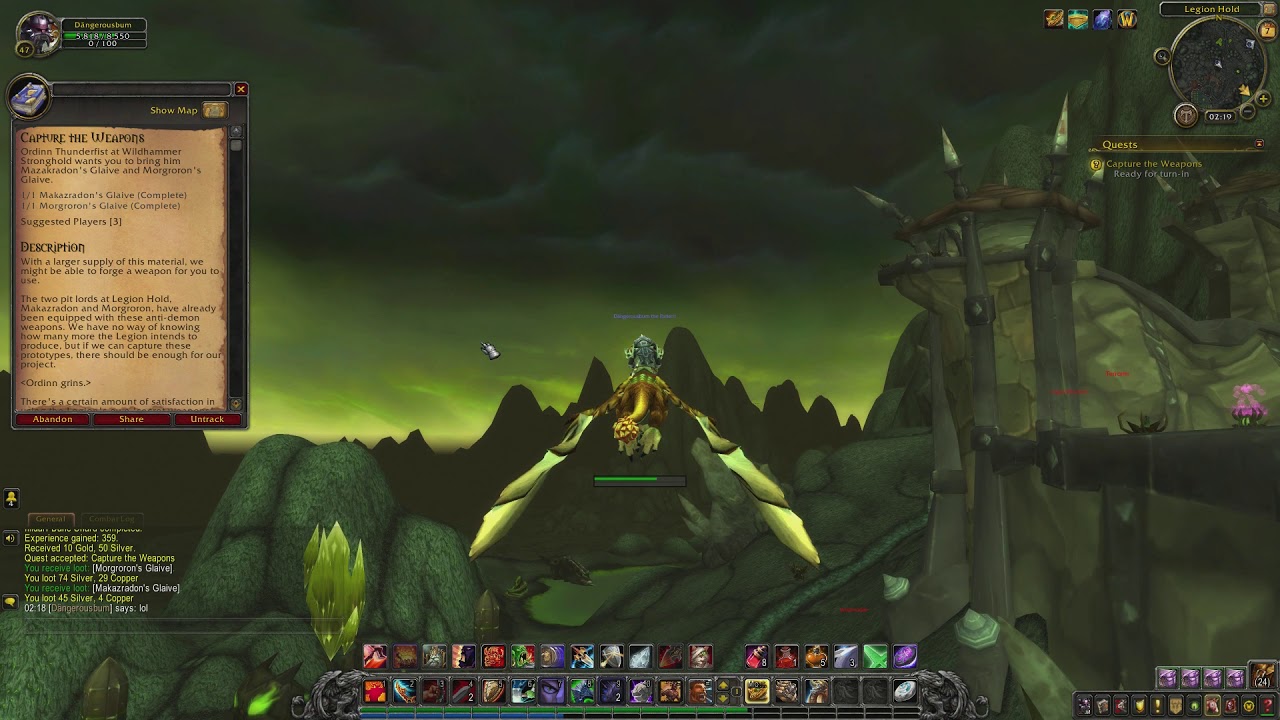 World of Warcraft: Capture the Weapons - Quest ID 10626 (Gameplay ...