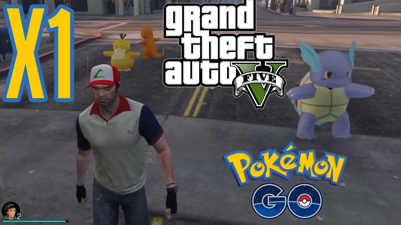GTA V Pokemon Go | ฉันจะเป็นโปเกมอนมาสเตอร์ให้ได้เลย EP.1 - YouTube