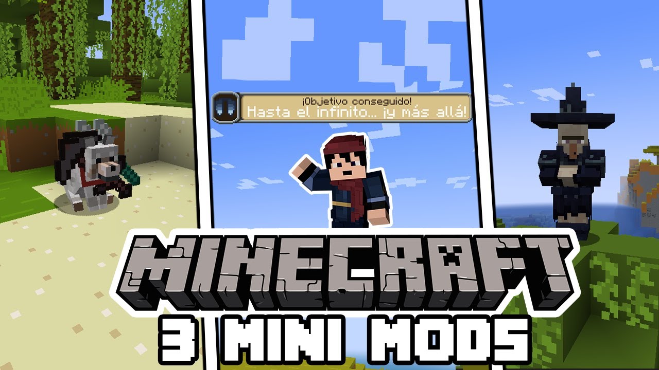⚡ 3 MINI MODS DE MINECRAFT 1.19.1 - YouTube