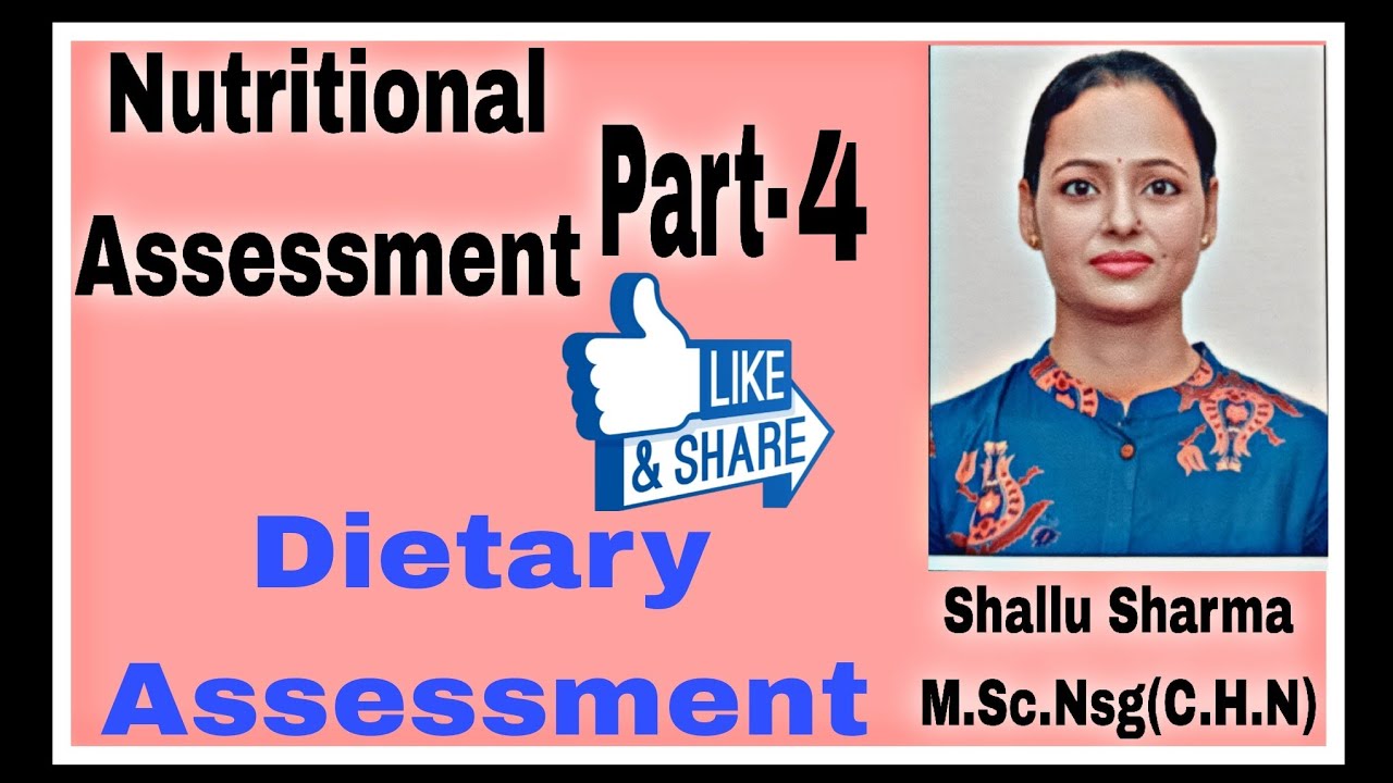 Dietary Assessment|| Dietary History|| Food dairy technique - YouTube