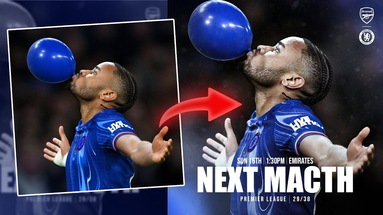 Designing A Fotball Next Match Poster In Photoshop! [FREE PSD] - YouTube