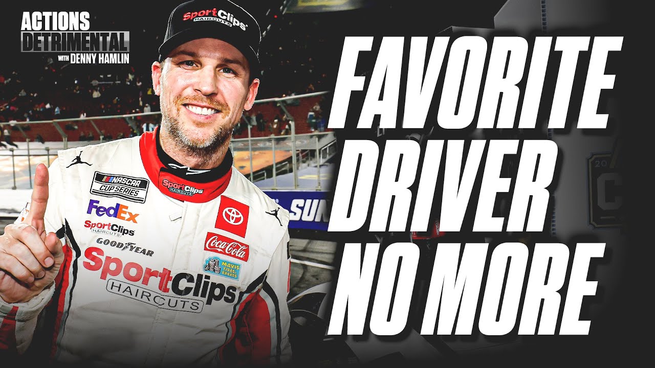 Denny Hamlin Retires His Iconic Taunt Because His Dad Didn’t Like It ...