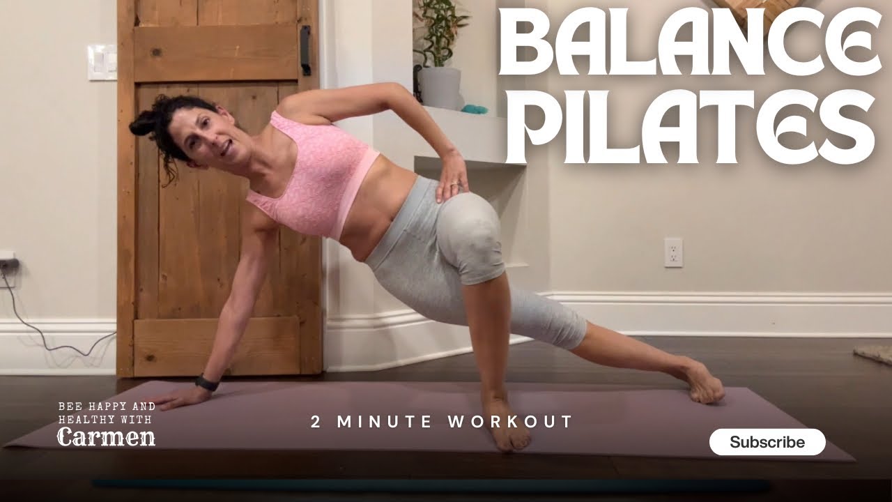 Pilates for Better Side Balance – Quick & Easy Routine | Pilates Trick ...