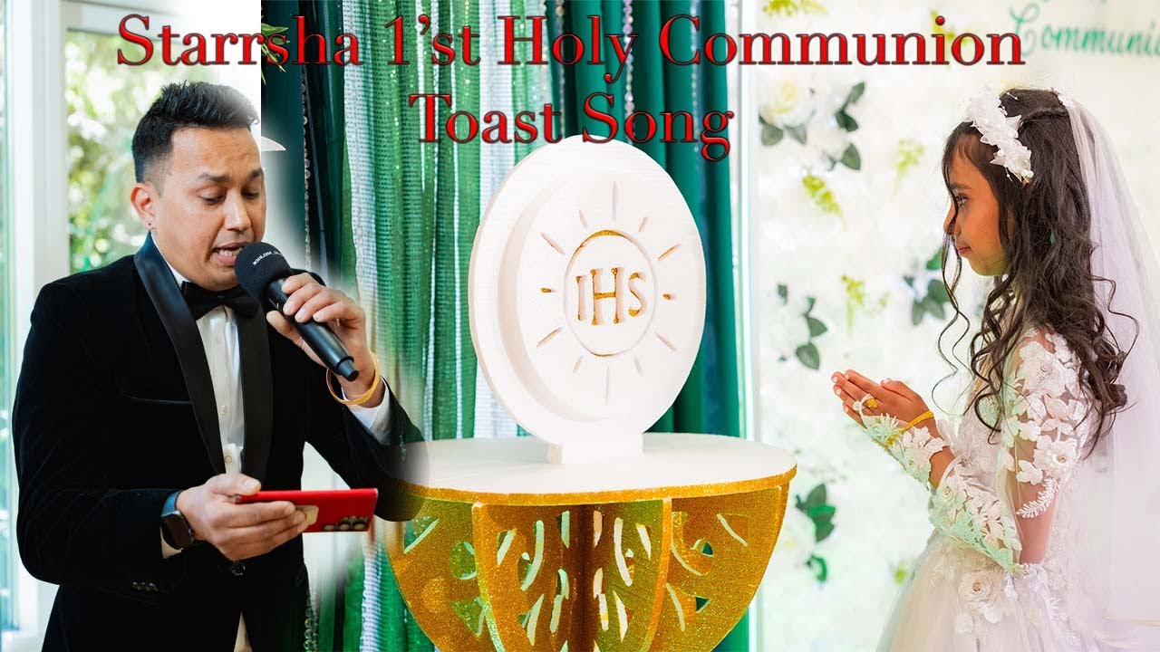 First Holy Communion Toast Song of Starrsha Fernandes. - YouTube