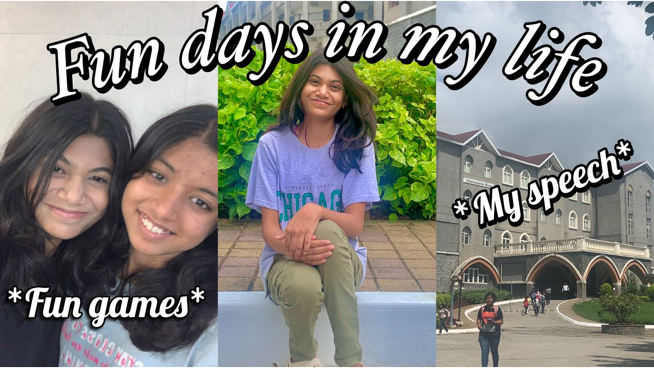 FUN DAYS IN MY LIFE IN JR.COLLEGE💖| my speech, theatre club ...