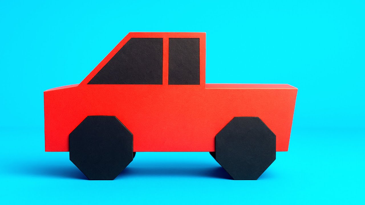 How to Make a Paper Car | How to Make Paper Crafts - YouTube