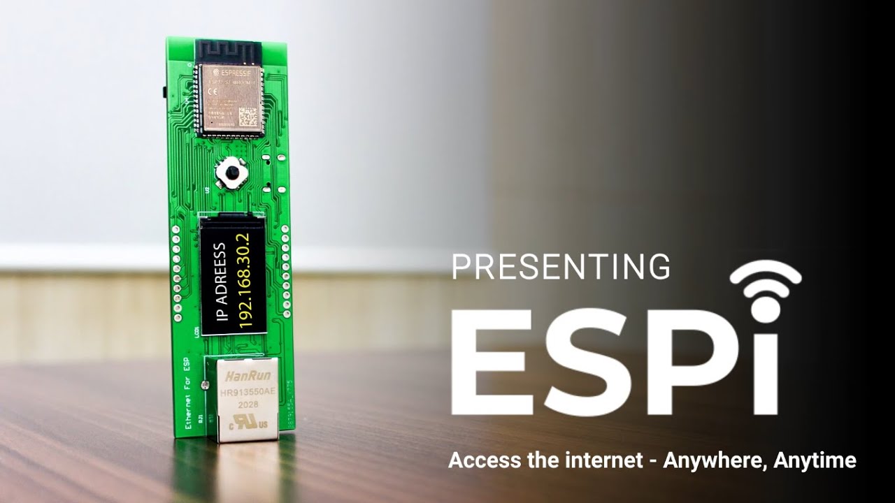 ESPi - Ethernet for ESP and Pico - YouTube