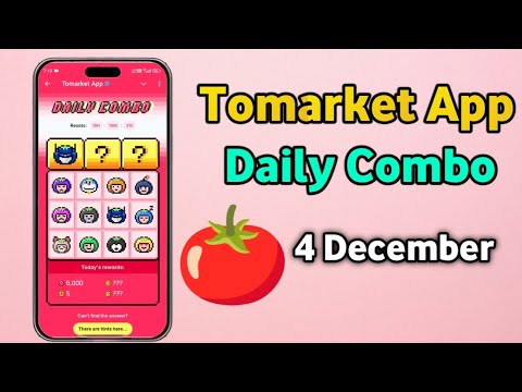 Tomarket Daily Combo | Tomato Combo Today | Tomato Combo 4 December ...