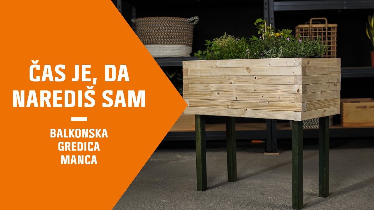 🛠 Čas je, da narediš sam: MODULARNA GREDICA MANCA // DIY, naredi sam ...