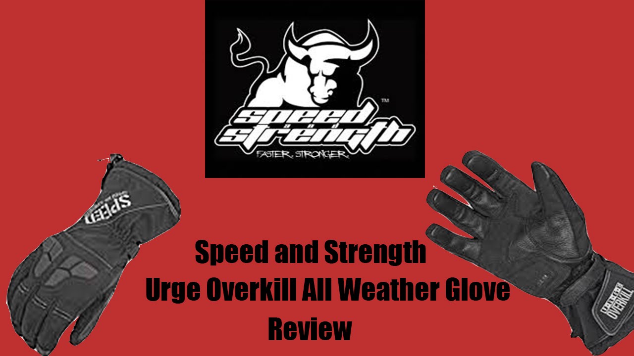 Motorcycle Winter Gloves: Speed and Strength Urge Overkill Gauntlet ...