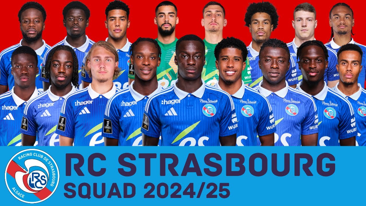 RC STRASBOURG Full Squad For Season 2024/25 | Strasbourg | FootWorld ...