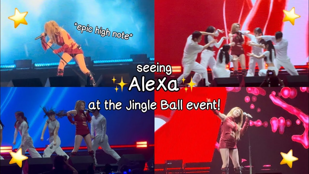 Seeing AleXa LIVE at the Jingle Ball event in Dallas! - YouTube