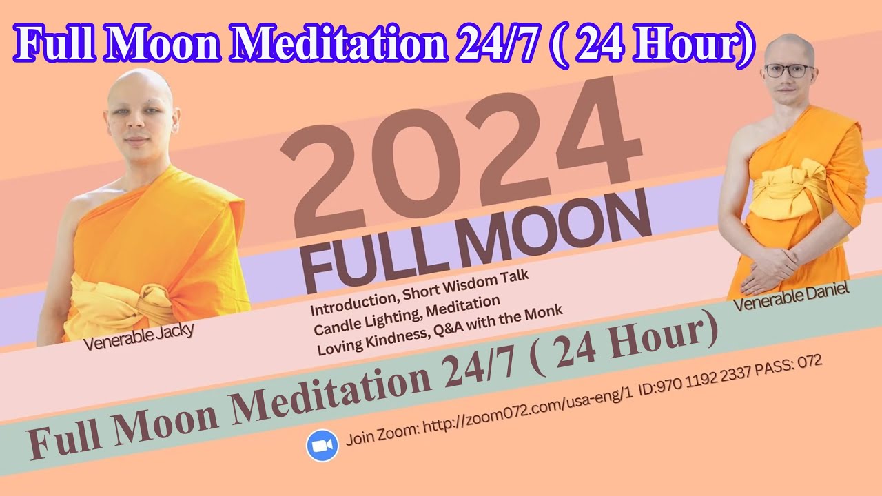 🔴Full Moon of freedom 🌕Full Moon Meditation 24/7 ( 24 Hour) - YouTube