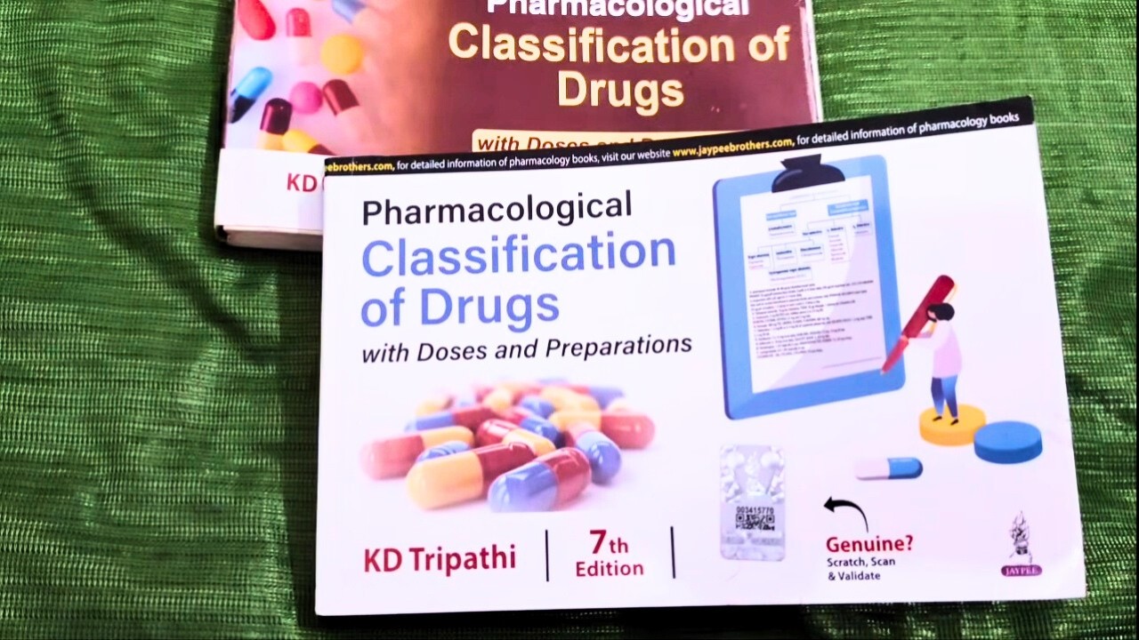Pharmacology KD Tripathi KDT Pharmacological Classification of Drugs ...
